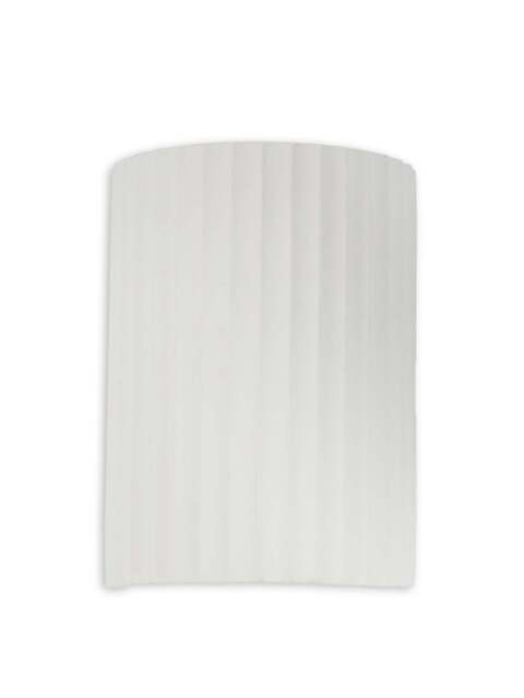 Heal's Larkin Fluted Plaster Cylinder Wall Light in White by Fenwick ...