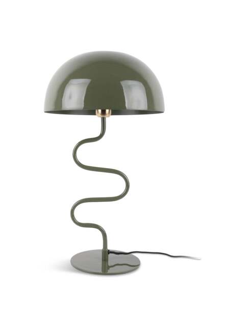 Present Time Table Lamp Twist in Jungle Green by Fenwick | ufurnish.com