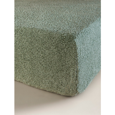 Sage Green Plain Teddy Fitted Sheet by George at ASDA | ufurnish.com