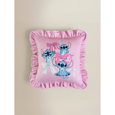 Disney Stitch Pink Bows Frill Cushion by George at ASDA | uFurnish.com