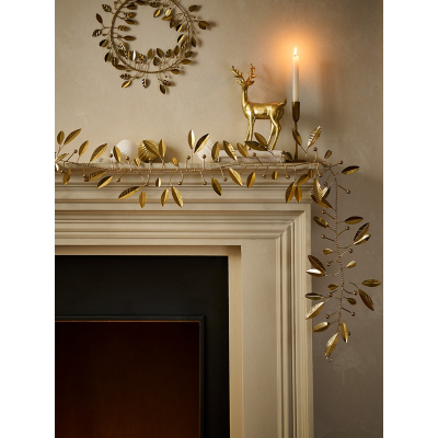 Gold-Tone Leaf Garland by George at ASDA | ufurnish.com