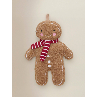 Brown Gingerbread Man Hot Water Bottle 1L by George at ASDA | ufurnish.com