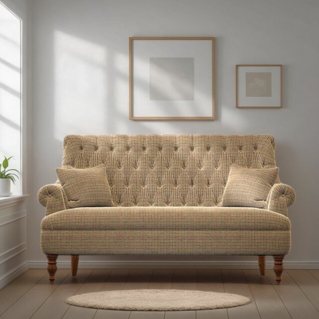 Pickering Compact 3 Seater Sofa in Fabric - Cove by Haskins Furniture ...