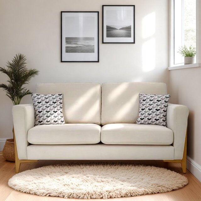Ercol Marinello Small Sofa in Fabric by Haskins Furniture | ufurnish.com