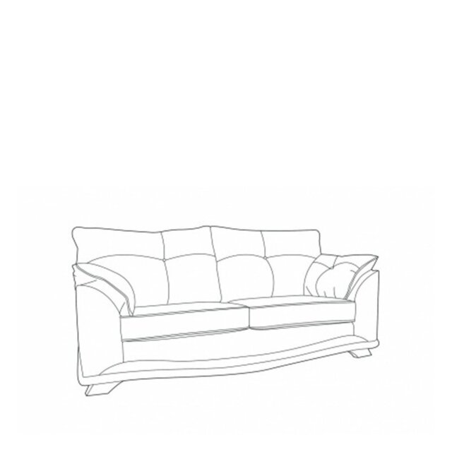 Stephany 3 Seater Sofa in Fabric - Grade A by Haskins Furniture ...