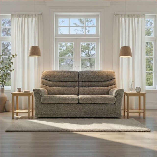 G Plan Malvern 3 Seater 2 Cushion Sofa in Fabric - Grade A by Haskins ...