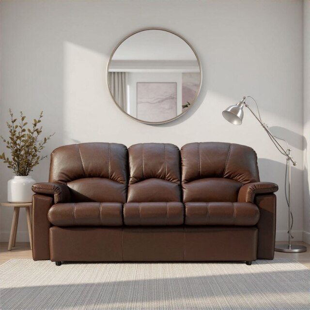 G Plan Chloe 3 Seater Sofa in Leather - Grade H by Haskins Furniture ...