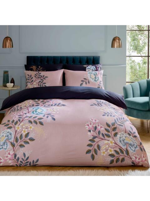 Sara Miller Oriental Blossom Reversible Duvet Cover Set by John Lewis ...