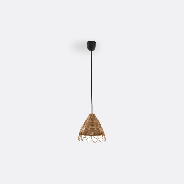 Alaya 18cm Diameter Rattan Ceiling Light by La Redoute | ufurnish.com