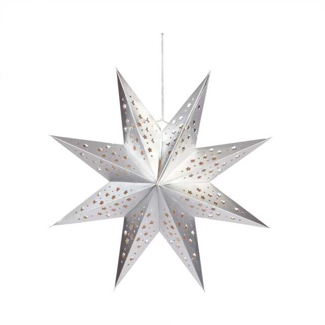 Smart Garden InLit Origami Star, Silver by Leekes | ufurnish.com