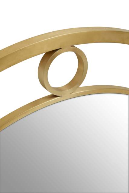 Serrano Wall Mirror with Contemporary Wood Frame by Luxe Realms ...