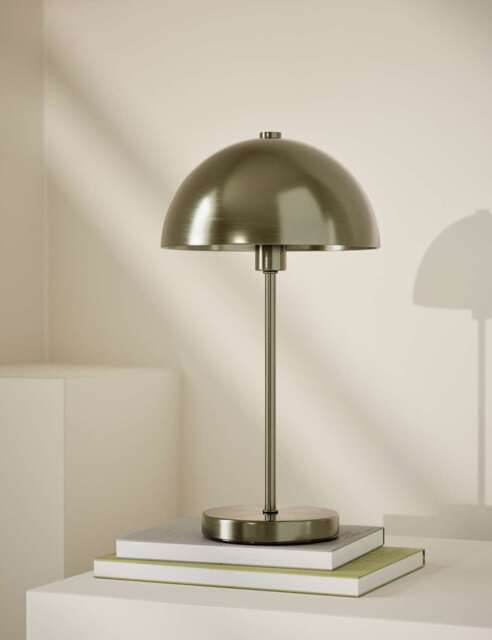 M&S Dome Table Lamp Antique Brass by Marks & Spencer | ufurnish.com