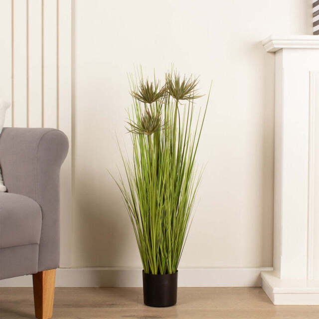 90cm Artificial Papyrus Plant by Otello's Home | ufurnish.com