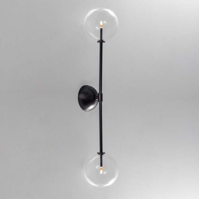 Schwung Miron Transparent Globe Wall Light by Otello's Home | ufurnish.com