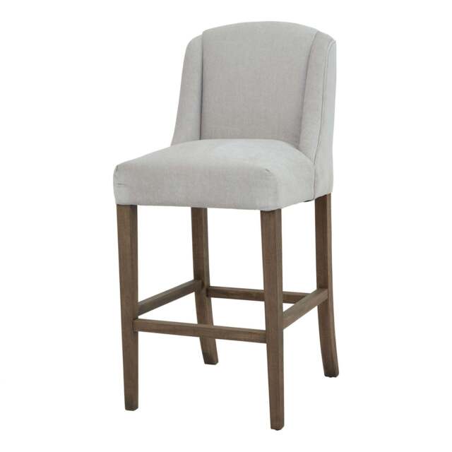Caldwell Grey Bar Stool by Otello's Home | ufurnish.com