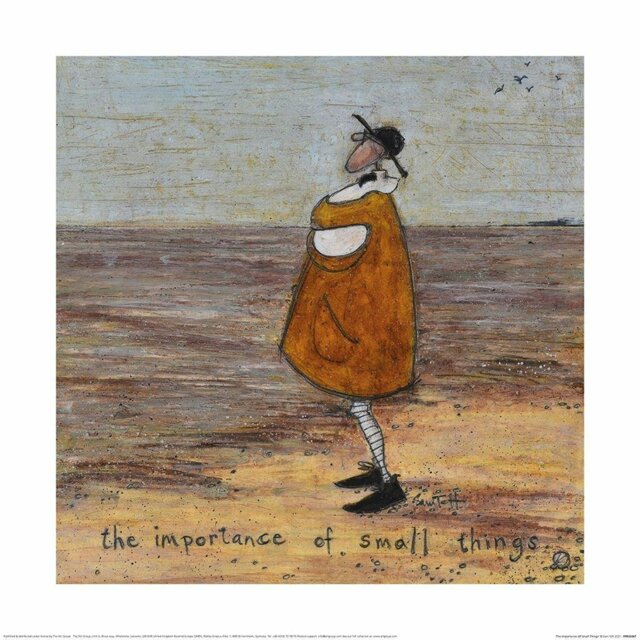 Rackhams Sam Toft The Importance Of Small Things Wall Art - Beige/Grey ...