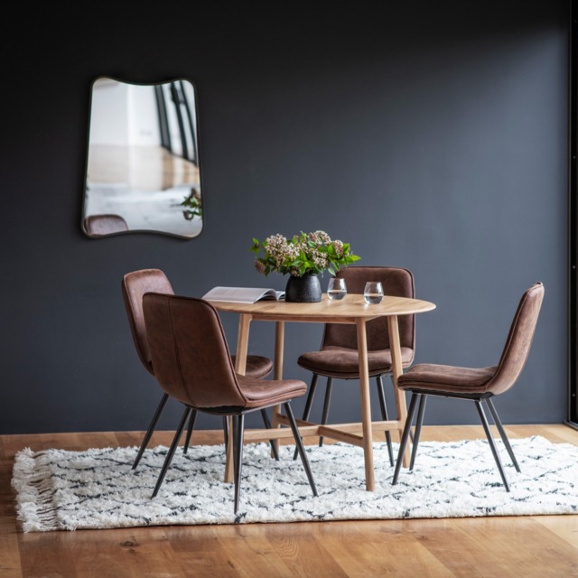 Rose Dining Table - Natural by Sweetpea & Willow | ufurnish.com