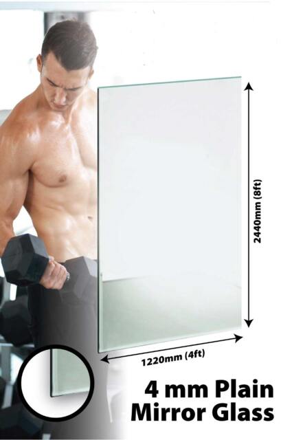 Circuitt 4mm Sheet Mirror Glass 244 x 122 CM Multi by Tesco ...