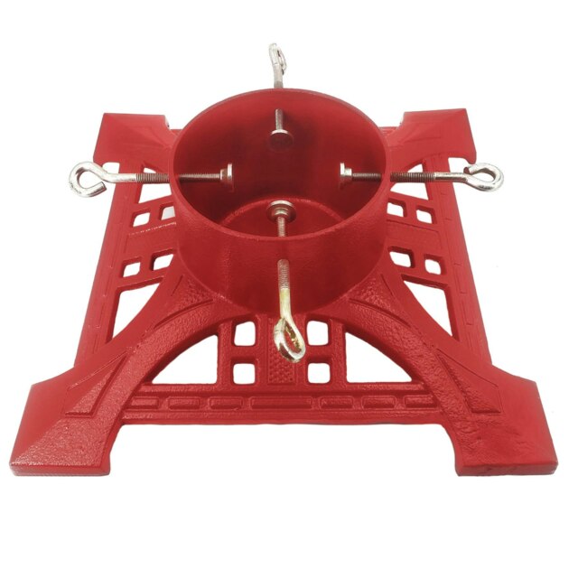 Holly international cast iron christmas tree stand for real trees up to ...