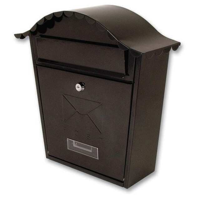 Sterling classic post box black - one colour - one size by Tesco ...