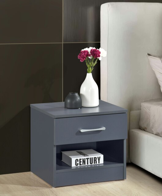 Highbury 1 Drawer Open Shelf Bedside Table by Tesco - Marketplace ...