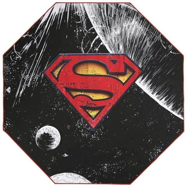 Superman Gaming Floor Mat Black by Tesco - Marketplace | ufurnish.com