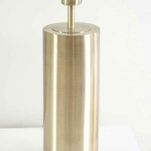 ValueLights Lexy Antique Brass Single Stem Dimmable Touch Table Lamp ...