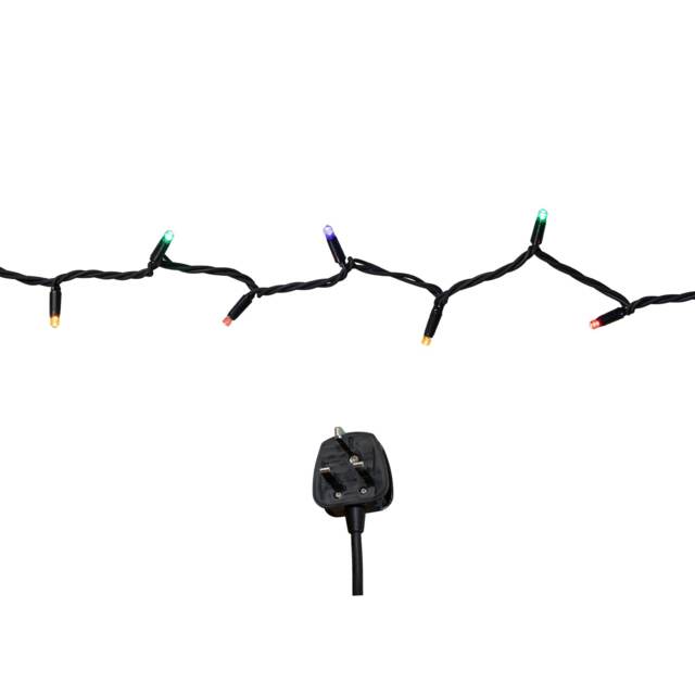24m set of 300 connectable string lights with multi-coloured leds by ...