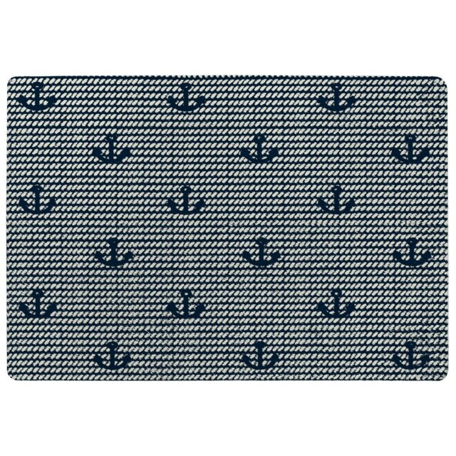 Anchors on Rope Pattern (Rug) Blue L by Tesco - Marketplace | ufurnish.com