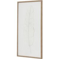 Ethereal Quill Feather Art In Beaded Frame - Brown by The Range ...