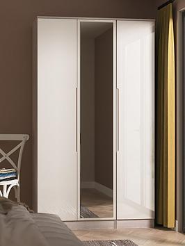 Swift Florence Tall Triple Wardrobe With Mirror by Very | ufurnish.com