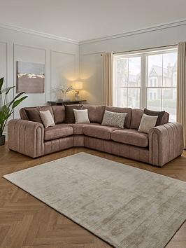 The Very Collection Amara Left Hand Double Arm Corner Group Sofa by ...