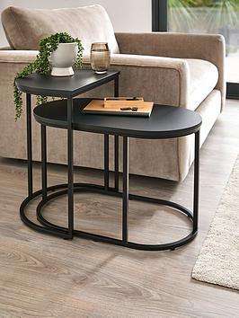 Very Home Hava Sofa Side Table Nest by Very | ufurnish.com