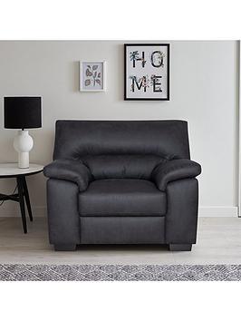 Very Home Danielle Faux Leather Armchair by Very | ufurnish.com