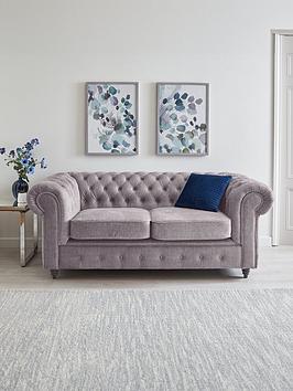 Very Home Laura Chesterfield Fabric 2 Seater Sofa by Very | uFurnish.com