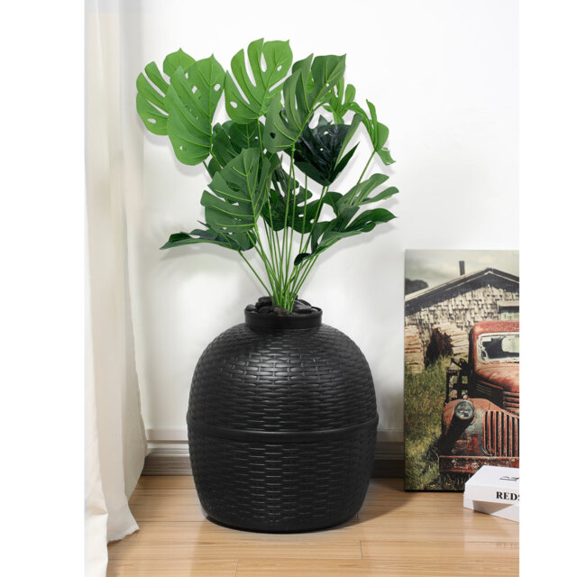 Damase Hidden Cat Litter Box Enclosure with Decorative Planter by ...