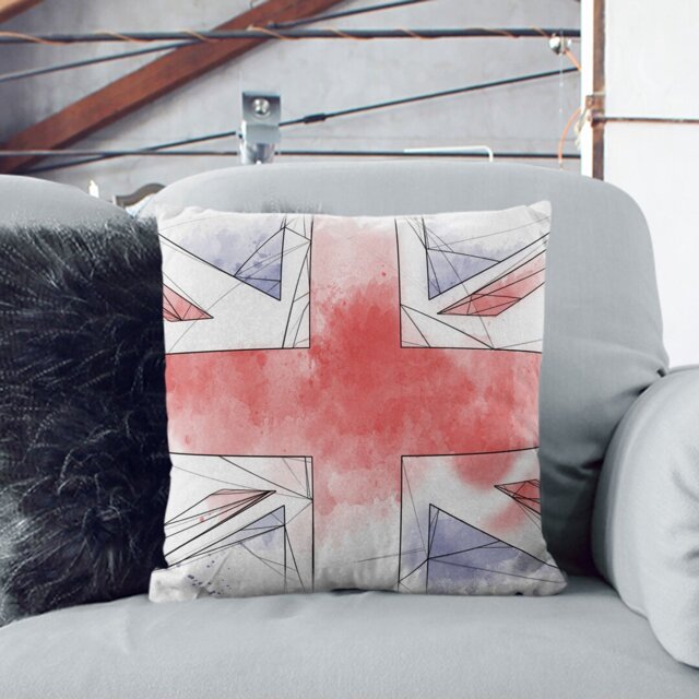Union Jack British Flag Vol.1 Sketch Scatter Cushion by Wayfair ...