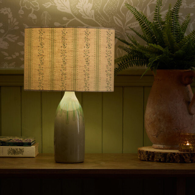 Narvi Jade Table Lamp & Primavera Eva Clover Shade by Wayfair ...