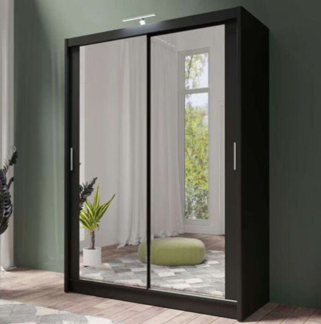 Chic White Matt 160cm Sliding Wardrobe - Spacious Elegance & Smart ...