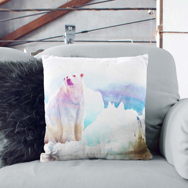 Penguin & Polar Bear DBL Cushion with Filling by Wayfair | uFurnish.com