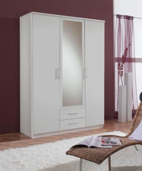 Wardrobe Modern Alpine 3 Door 2 Drawer Wardrobe 135cm Wide by Wayfair ...