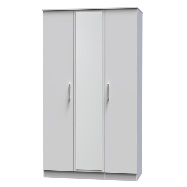 Beraud Tall Triple Mirror Wardrobe by Wayfair | ufurnish.com