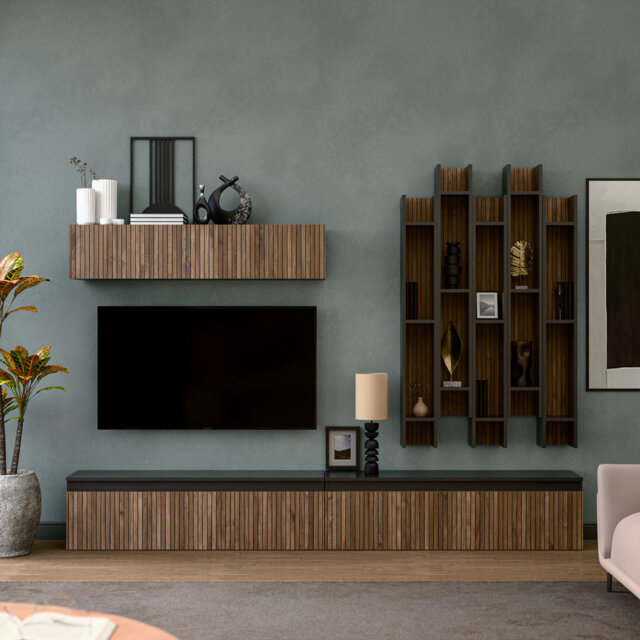 Annecy Moduler Modern TV Unit Wall Mount – Customizable Layout ...