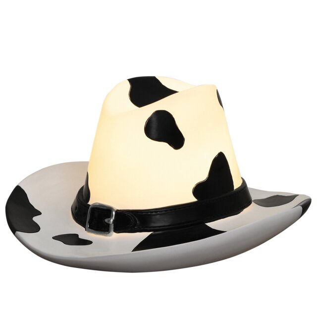 Cowboy Hat LED Night Light White and Black by Wilko | ufurnish.com