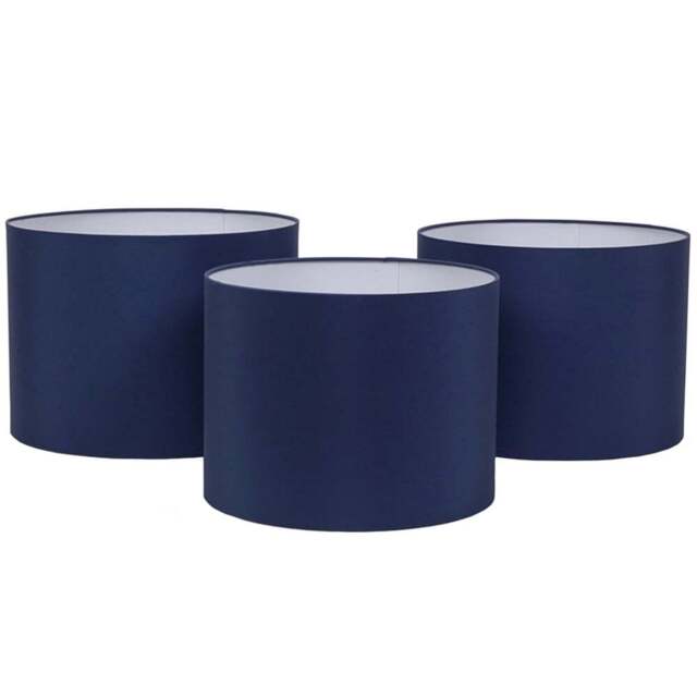 ValueLights Torbery Navy Nesting Ceiling Light Shade 3 Pack by Wilko ...