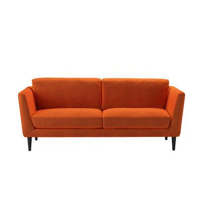 Holly 2.5 Seat Sofa in Paprika Smart Velvet - sofa.com by sofa.com ...