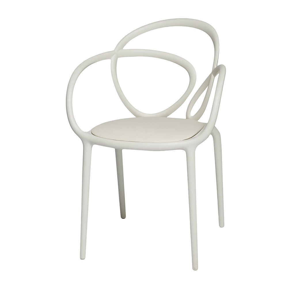 Qeeboo - Loop Outdoor Chair - White by Amara Living | ufurnish.com