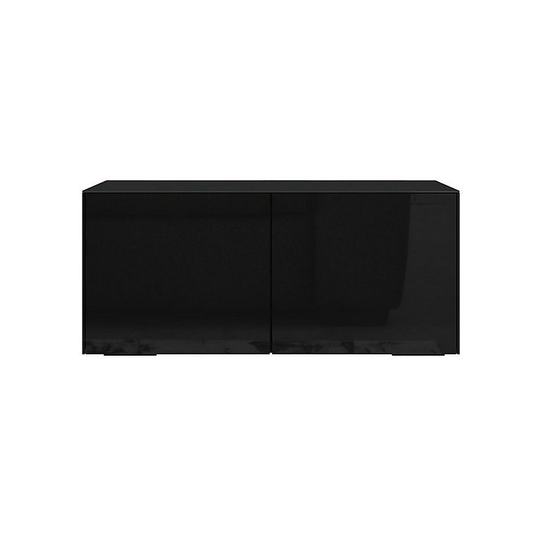 Lexa Smart 110cm Wide TV Unit - Black by Furniture Village | ufurnish.com