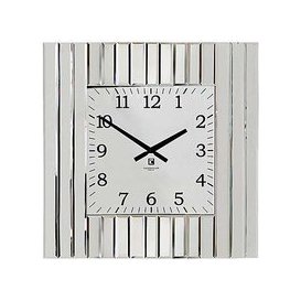 Metropolis Wall Clock - Silver by Furniture Village | uFurnish.com