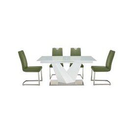 Panama Extending Table and 4 Dining Chairs by Furniture Village ...